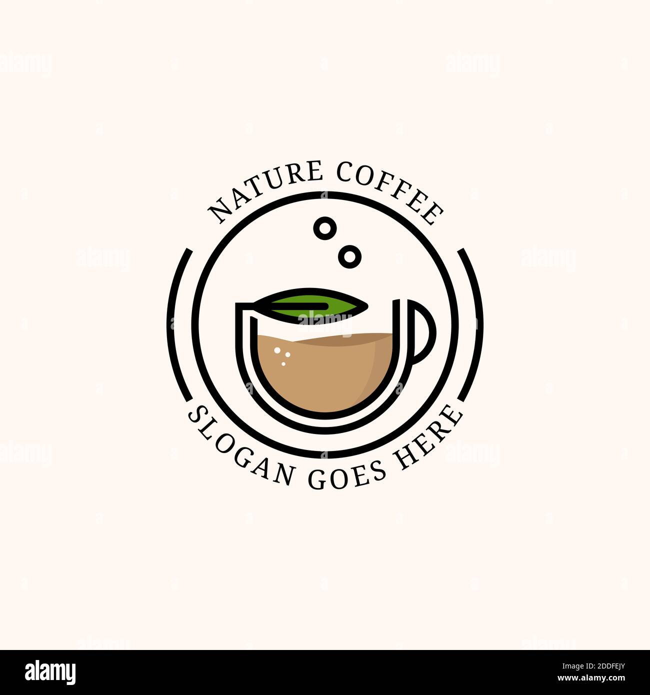 Nature Cafe Logo Coffee Nature Logos | GraphicRiver