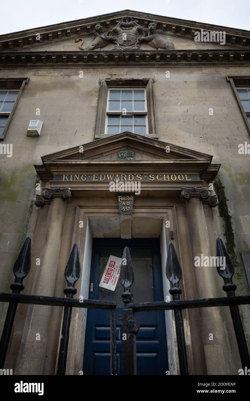 King Edward's School, Broad Street, Bath Stock Photo - Alamy