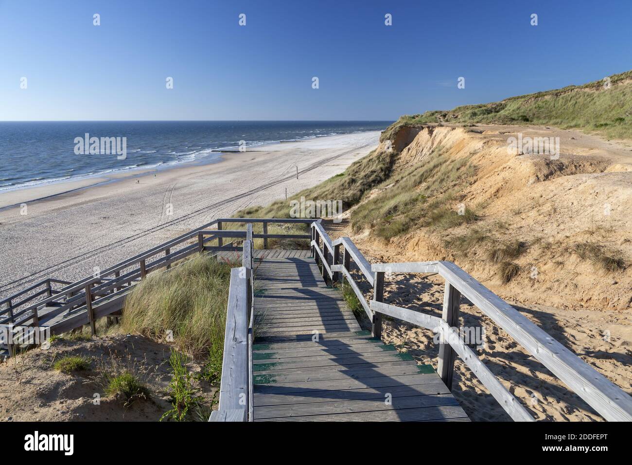 geography / travel, Germany, Schleswig-Holstein, isle Sylt, path at red ...