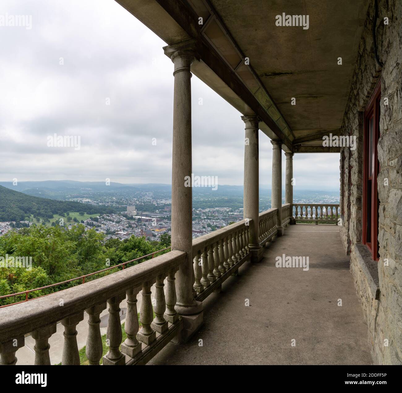 A view of the beautiful architecture and city of Reading from the ...
