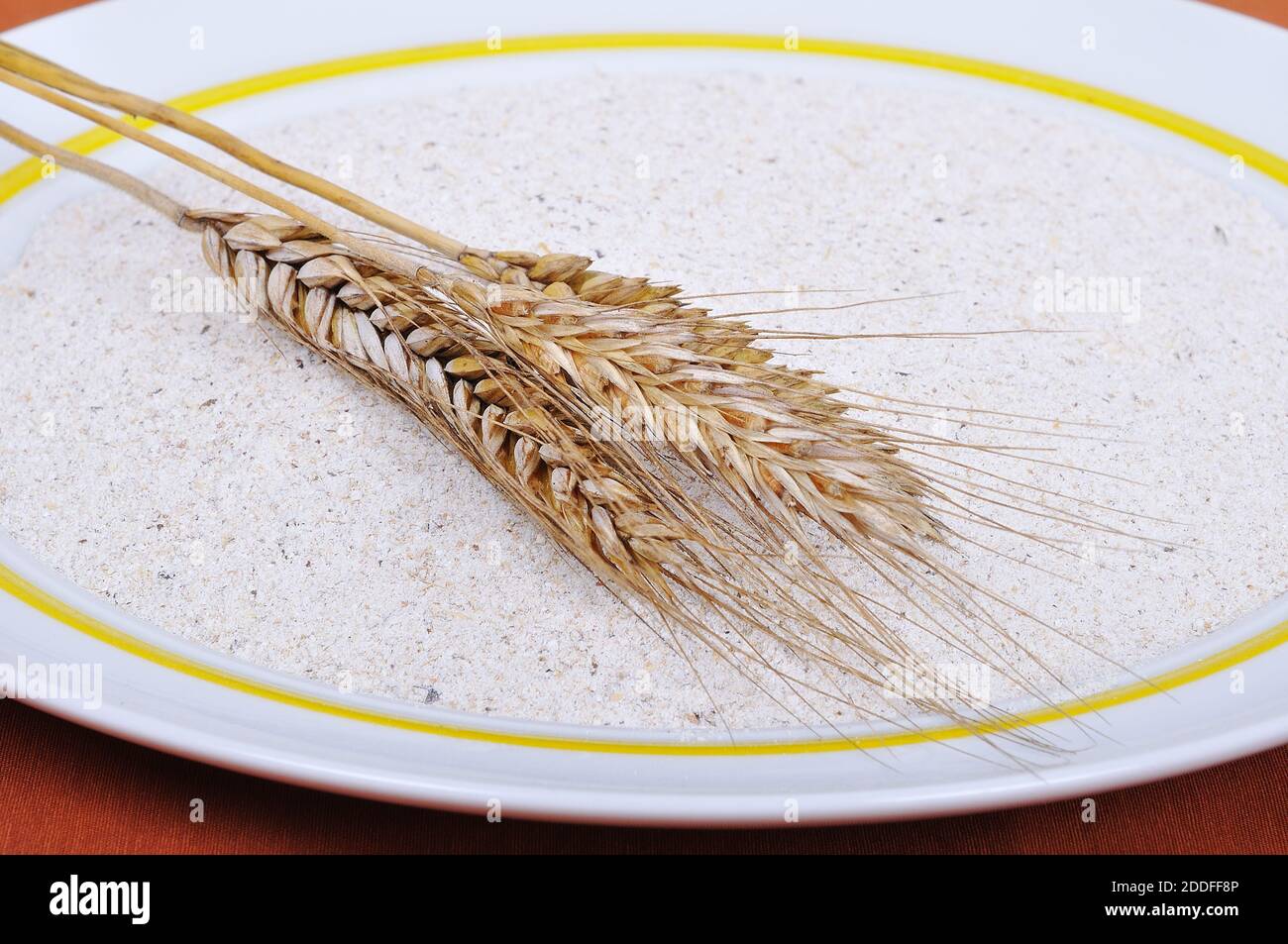 Natural organic healthy white meal in plate Stock Photo - Alamy