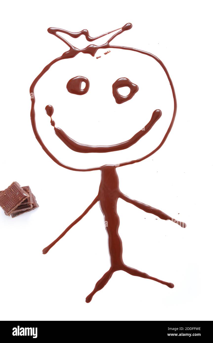 Boy silhouette paint Cut Out Stock Images & Pictures - Alamy