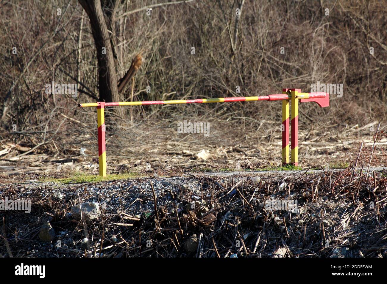 Blocking paved hi-res stock photography and images - Alamy