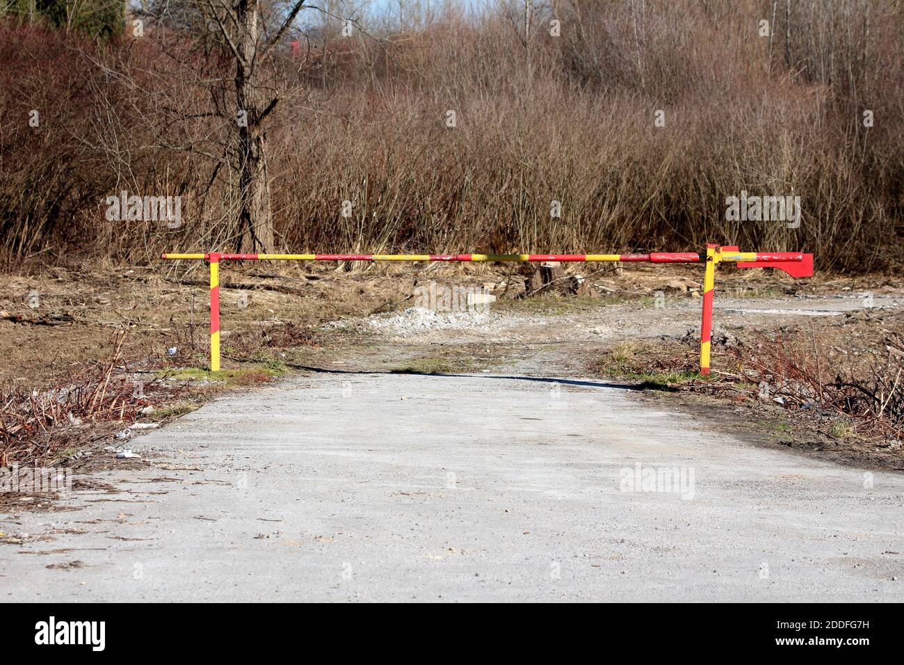 Blocking paved hi-res stock photography and images - Alamy