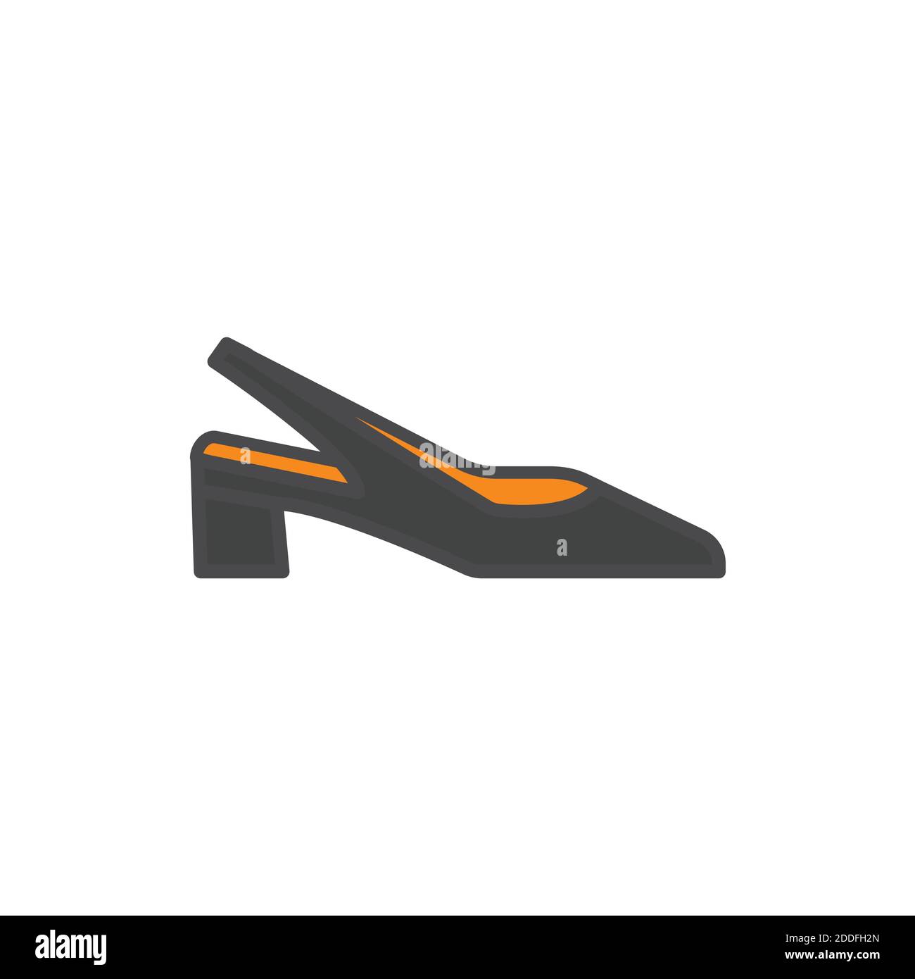 Open shoes color line icon. Pictogram for web page, mobile app, promo ...