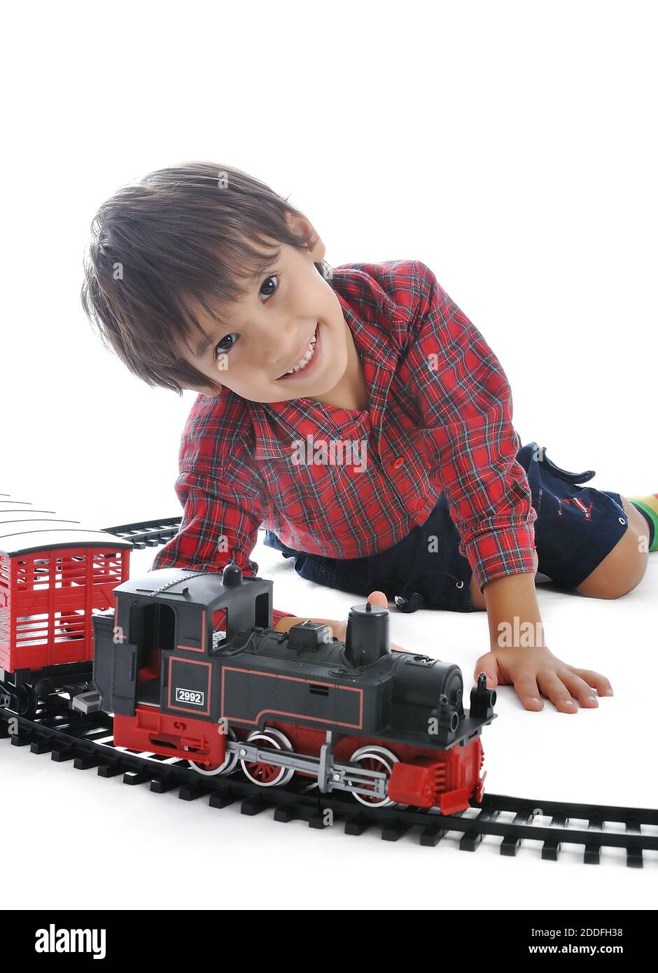 Boy train platform Cut Out Stock Images & Pictures - Alamy