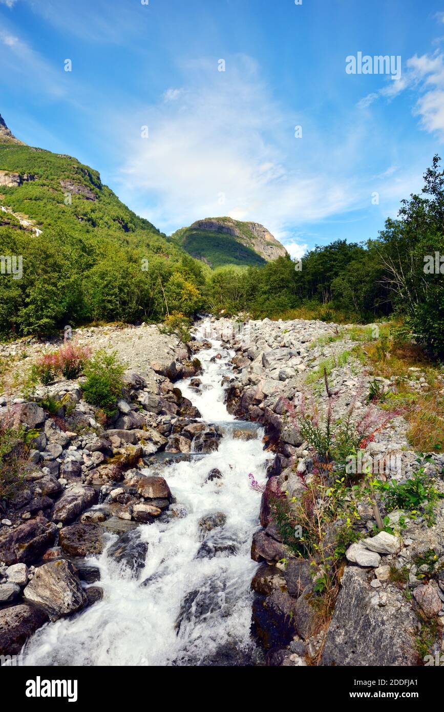 Fast flowing stream in hi-res stock photography and images - Alamy