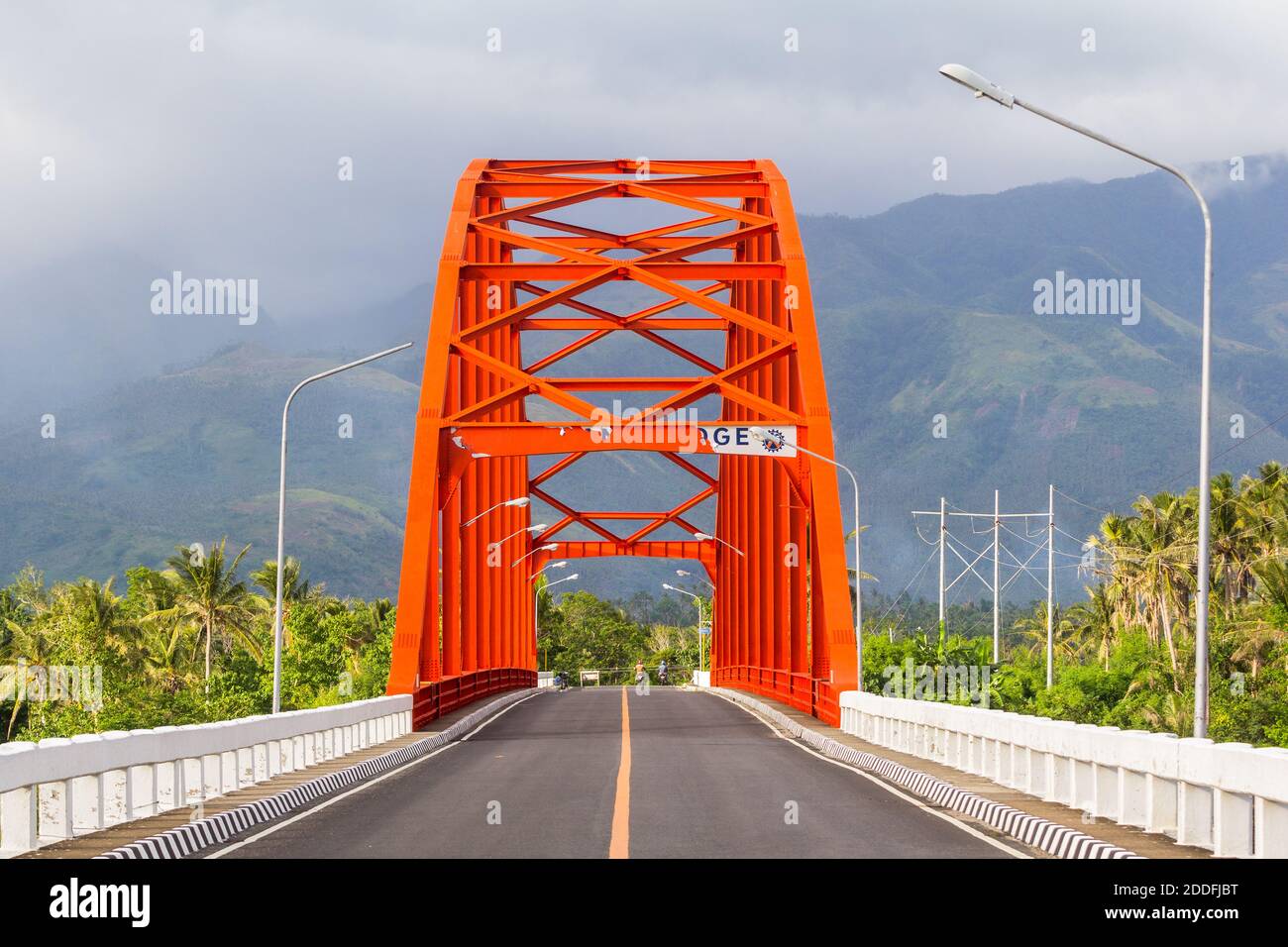 Biliran bridge that connects the island of Biliran to Leyte Island in ...