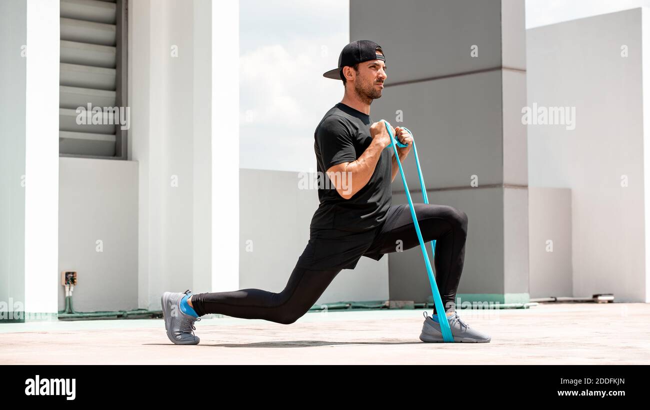Stationary Lunge One Leg Pump