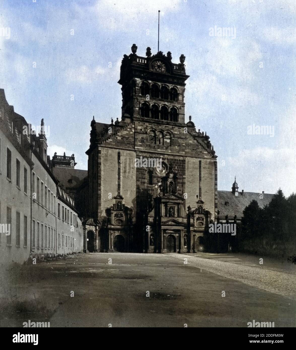 Die Benediktinerabtei St. Matthias in Trier, Deutschland 1930er Jahre ...
