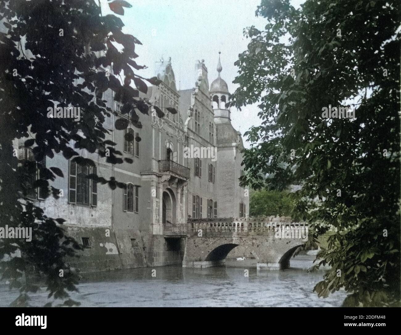 Schloss Frens in Quadrath bei Bergheim, Deutschland 1920er Jahre ...
