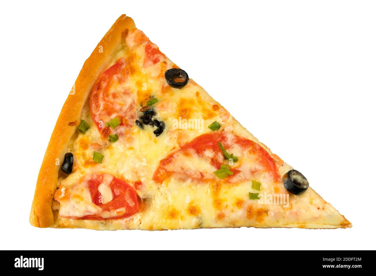 Slice of pizza isolated on white background. Cut off slice pizza ...