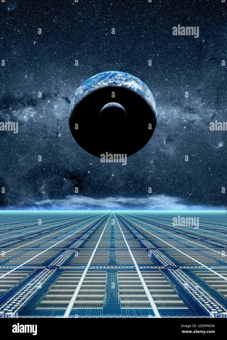 Moon base concept art hi-res stock photography and images - Alamy