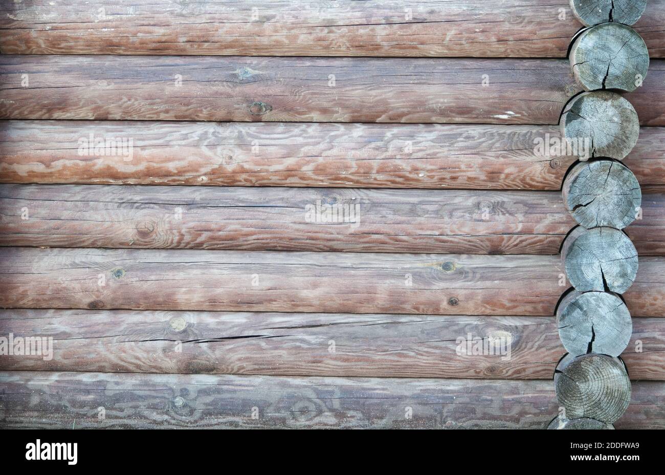 brown texture of natural wood logs Stock Photo - Alamy