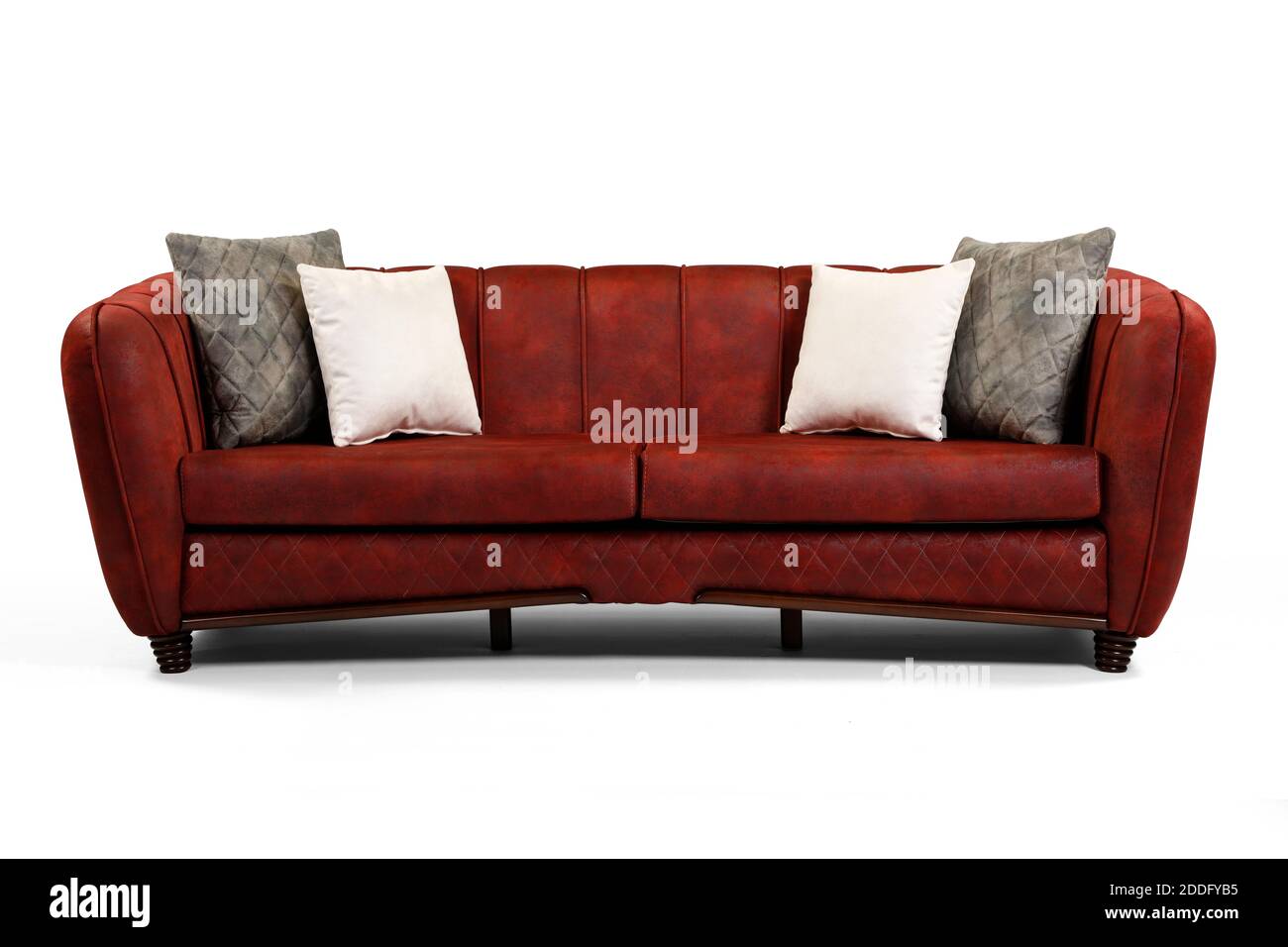 Modern comfort furniture on a white background . front view Stock Photo ...