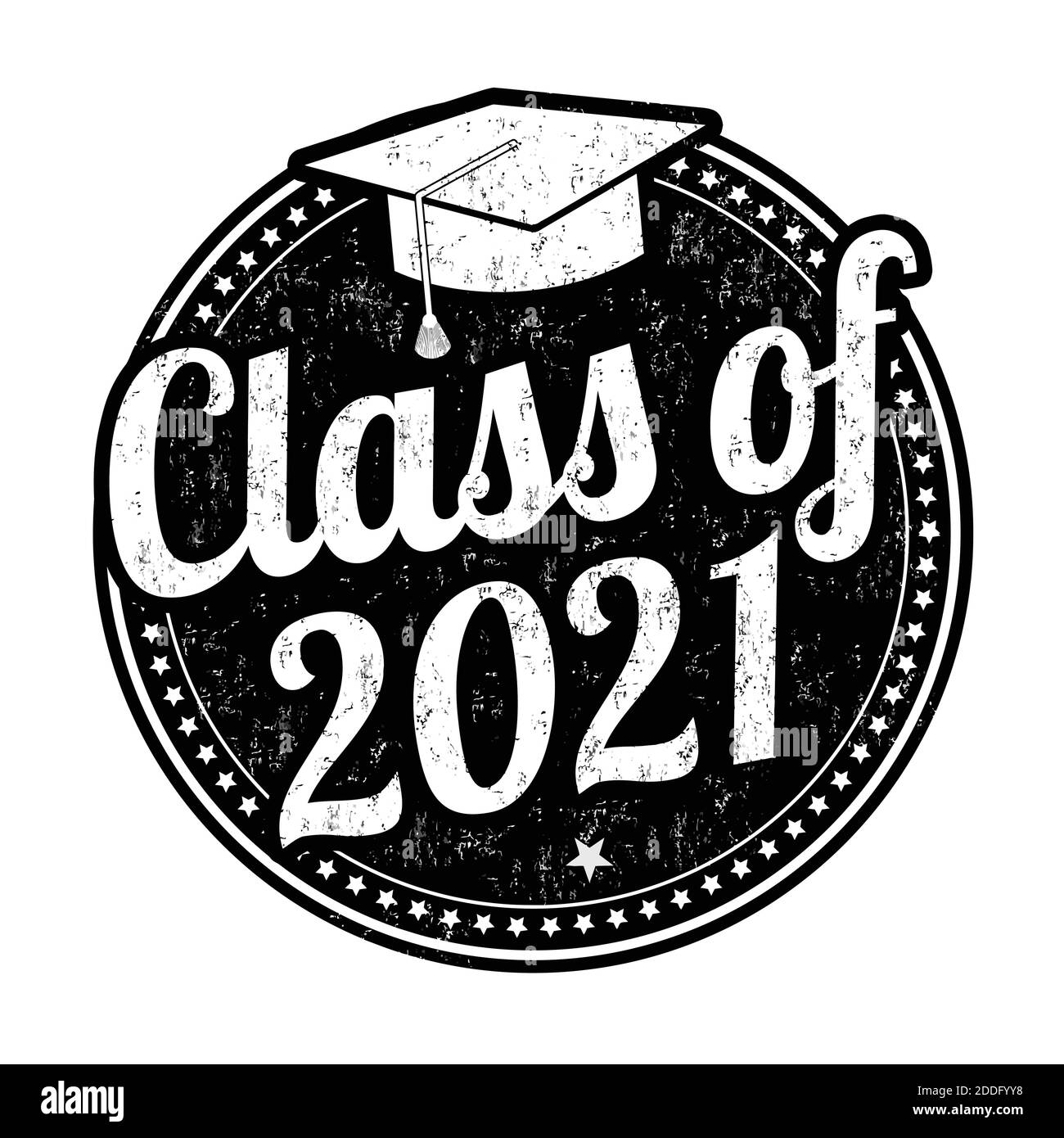 Class of 2021 grunge rubber stamp on white background, vector ...