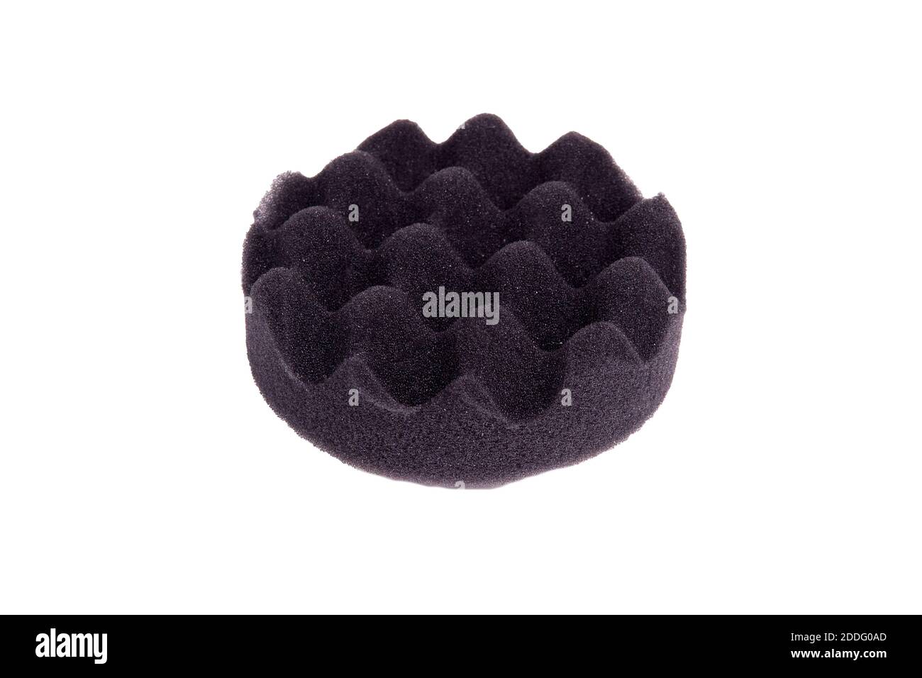 black sponge for wiping car surfaces isolated on a white background ...