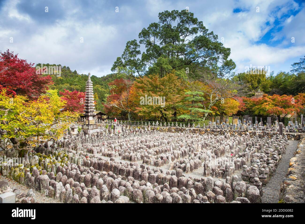 Japan Kyoto Arashiyama Adashino Nenbutsu Ji Temple Buddhist