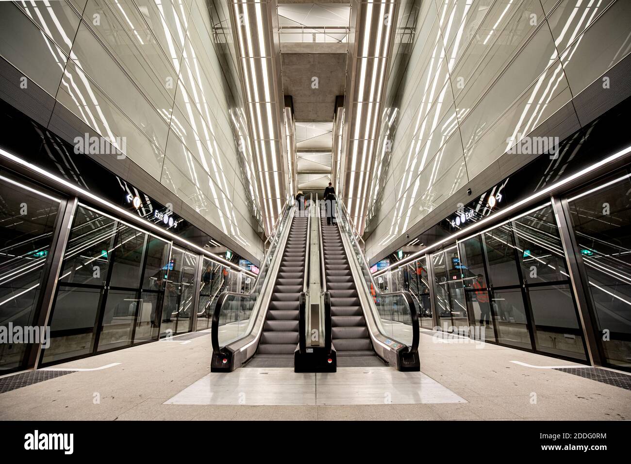 Copenhagen Metro Station Stock Photo - Alamy