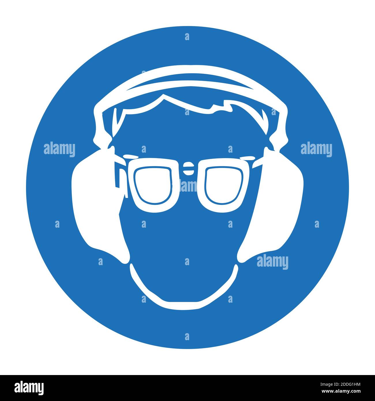 Occupational Health. icon in flat style. Mandatory means and methods of ...