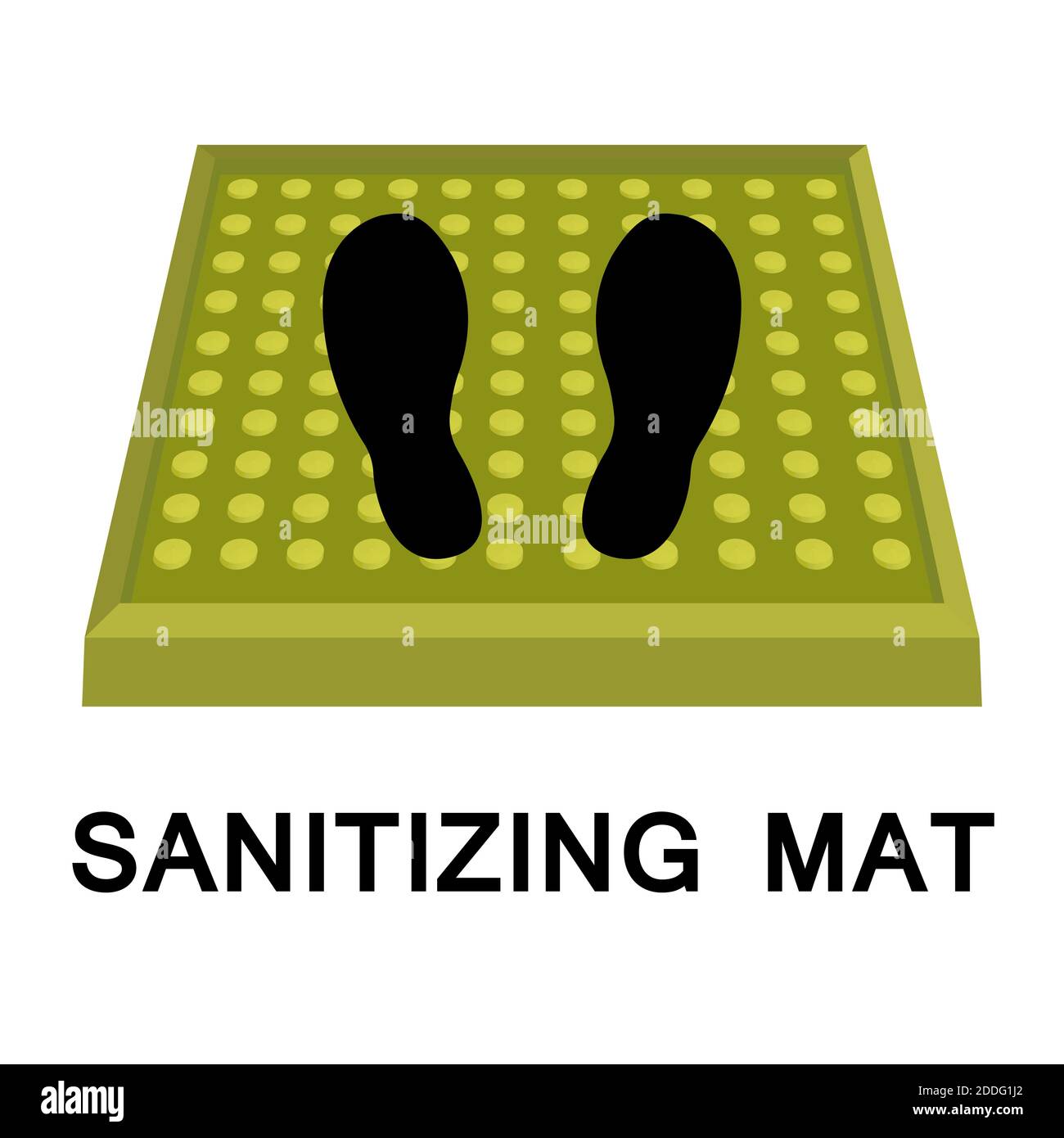 Feet on a rug Stock Vector Images - Alamy