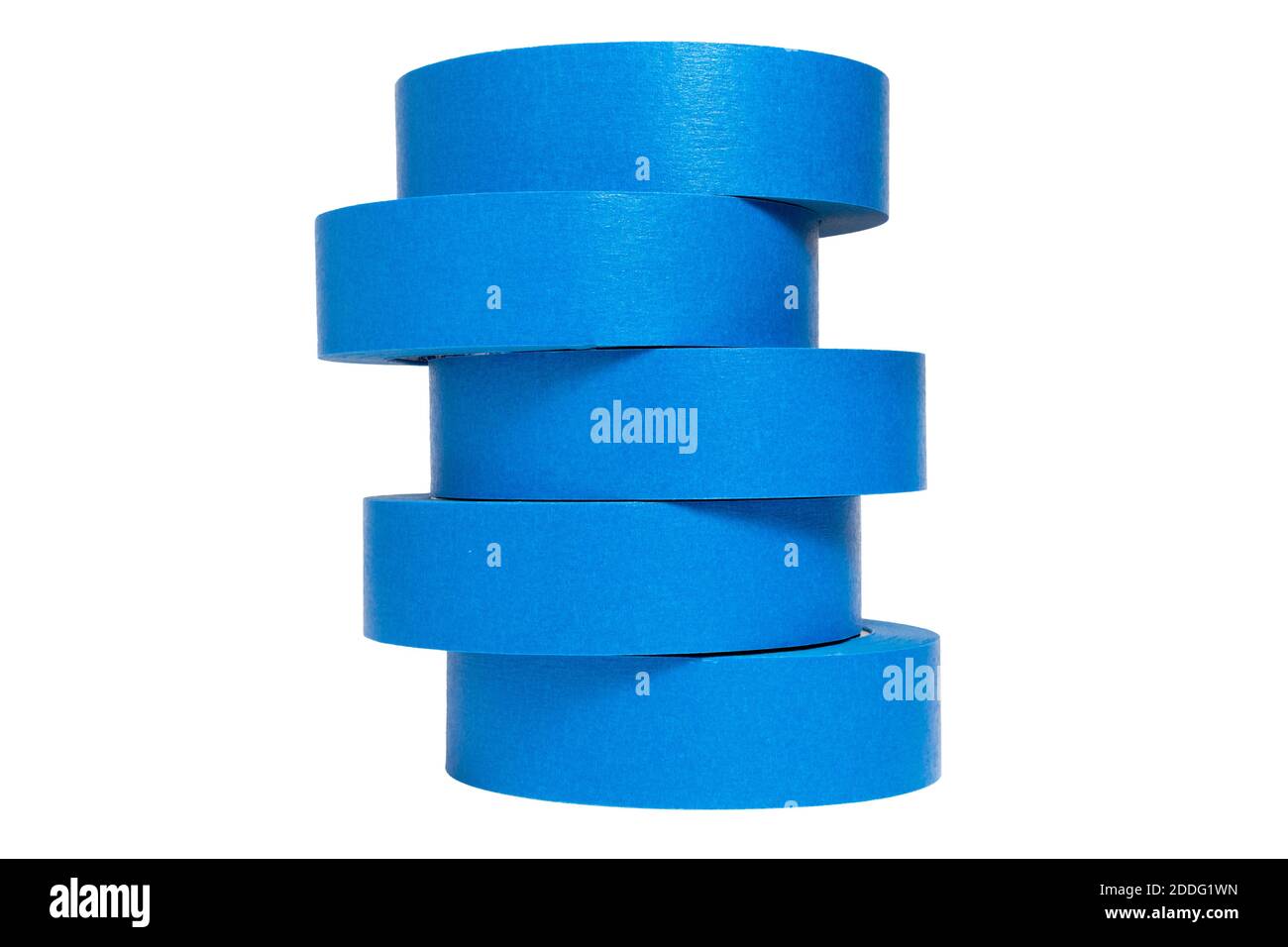 blue tape isolated on a white background, adhesive tape pieces Stock ...