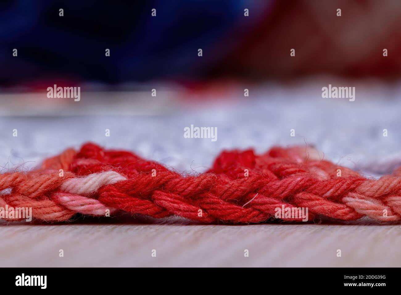 crochet thread with selective focus Stock Photo - Alamy