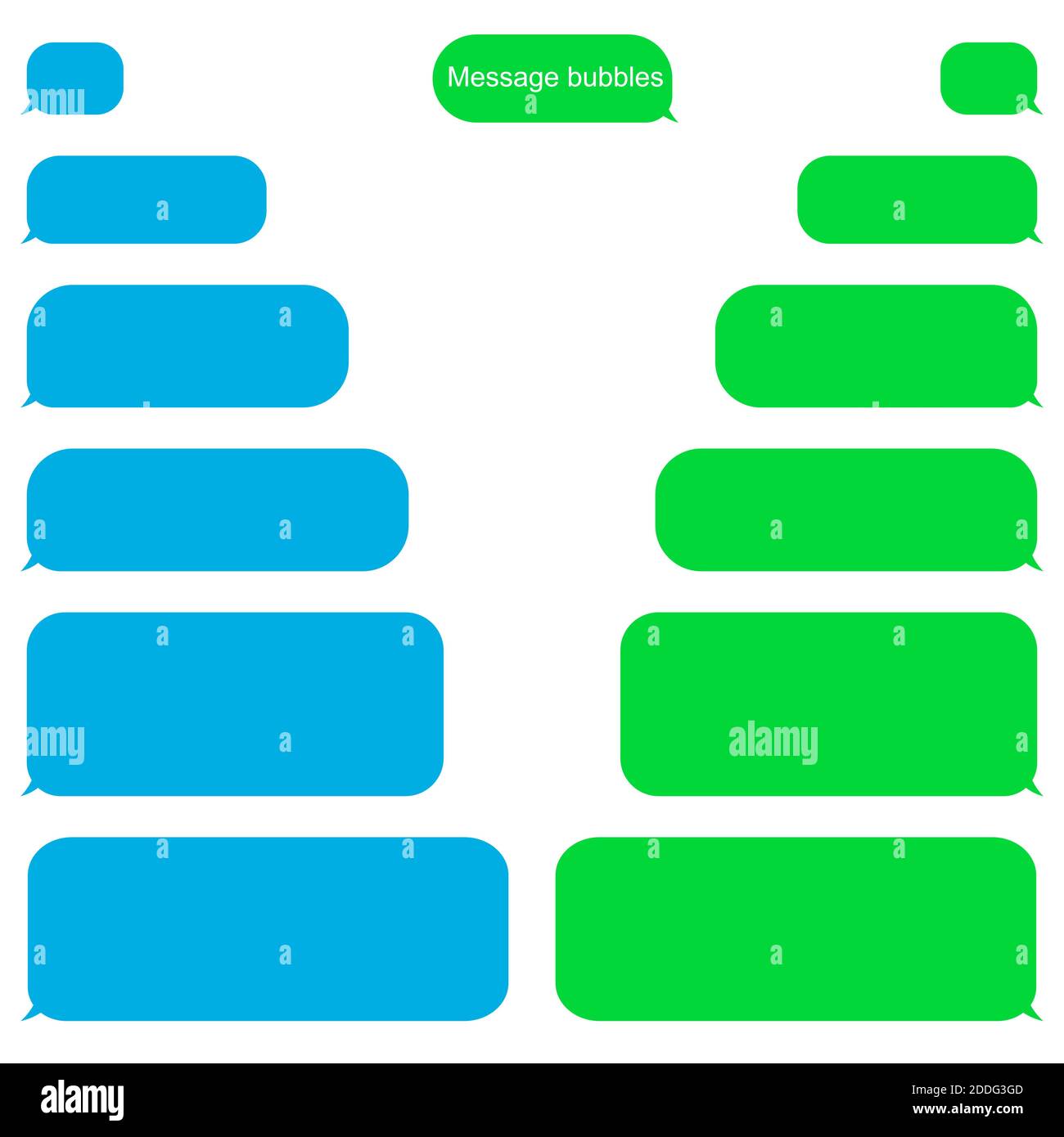 Iphone Text Bubble Template