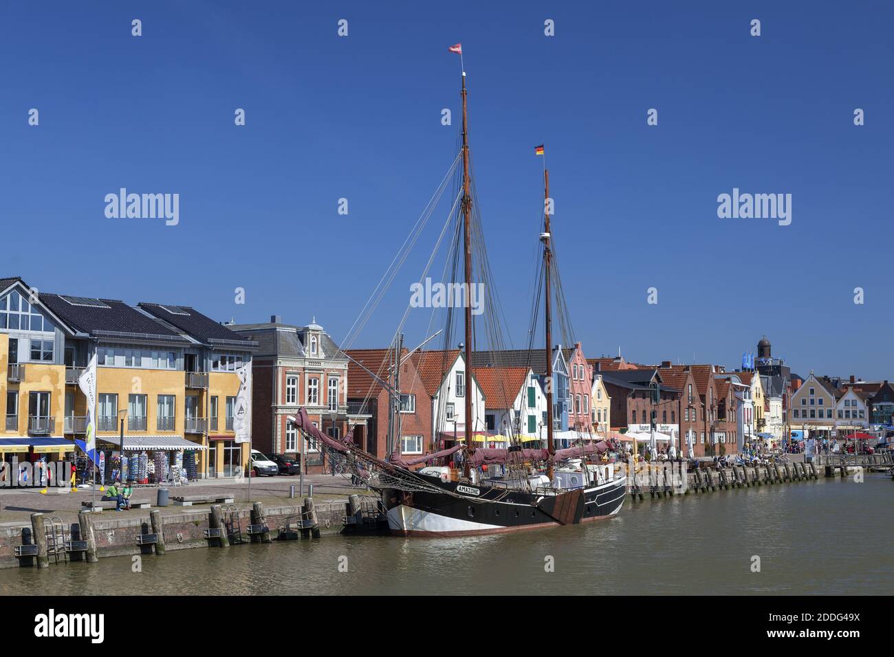 geography/travel, Germany, Schleswig-Holstein, Husum, Husum inland port ...