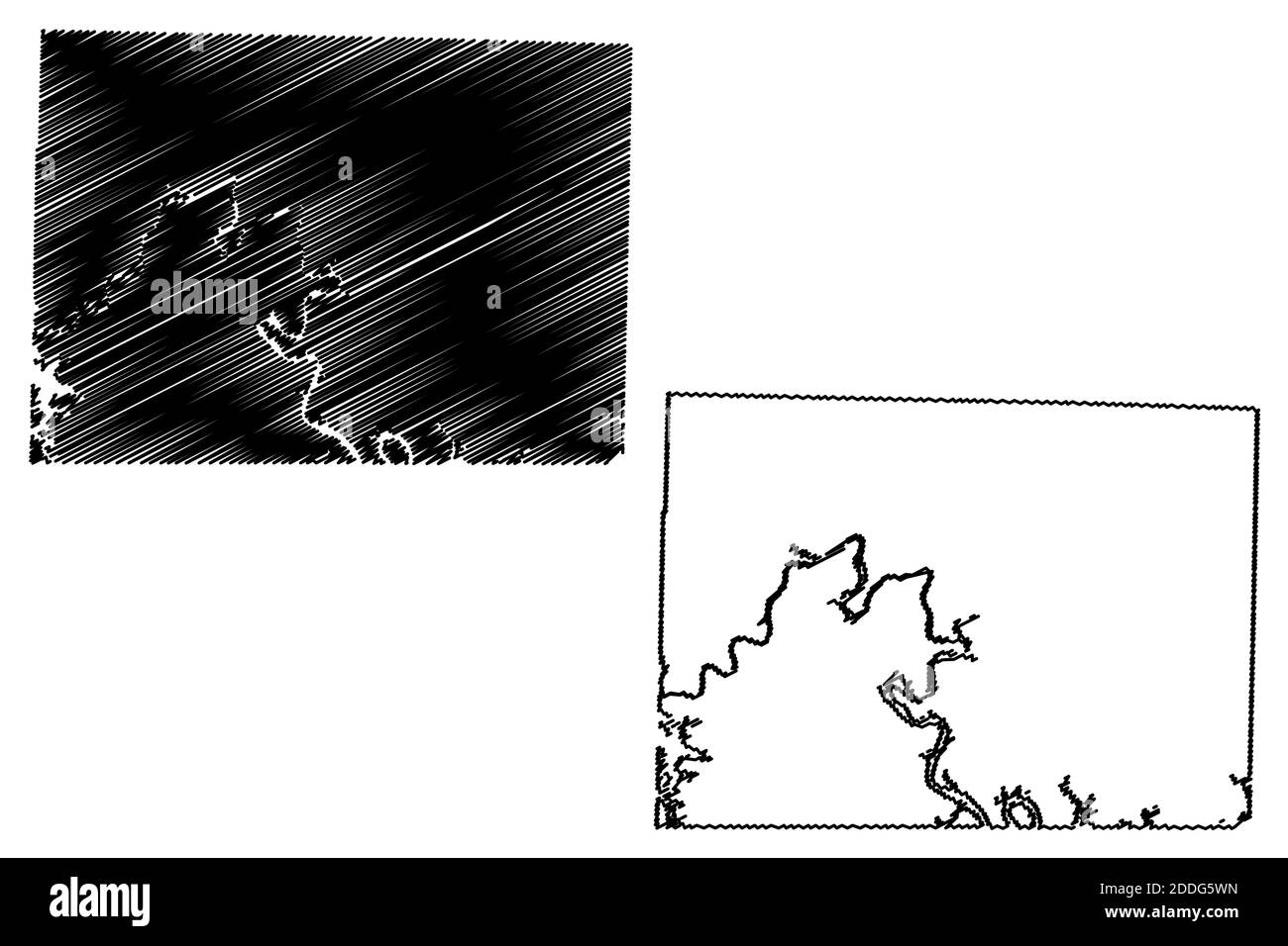 Taney county map Black and White Stock Photos & Images - Alamy