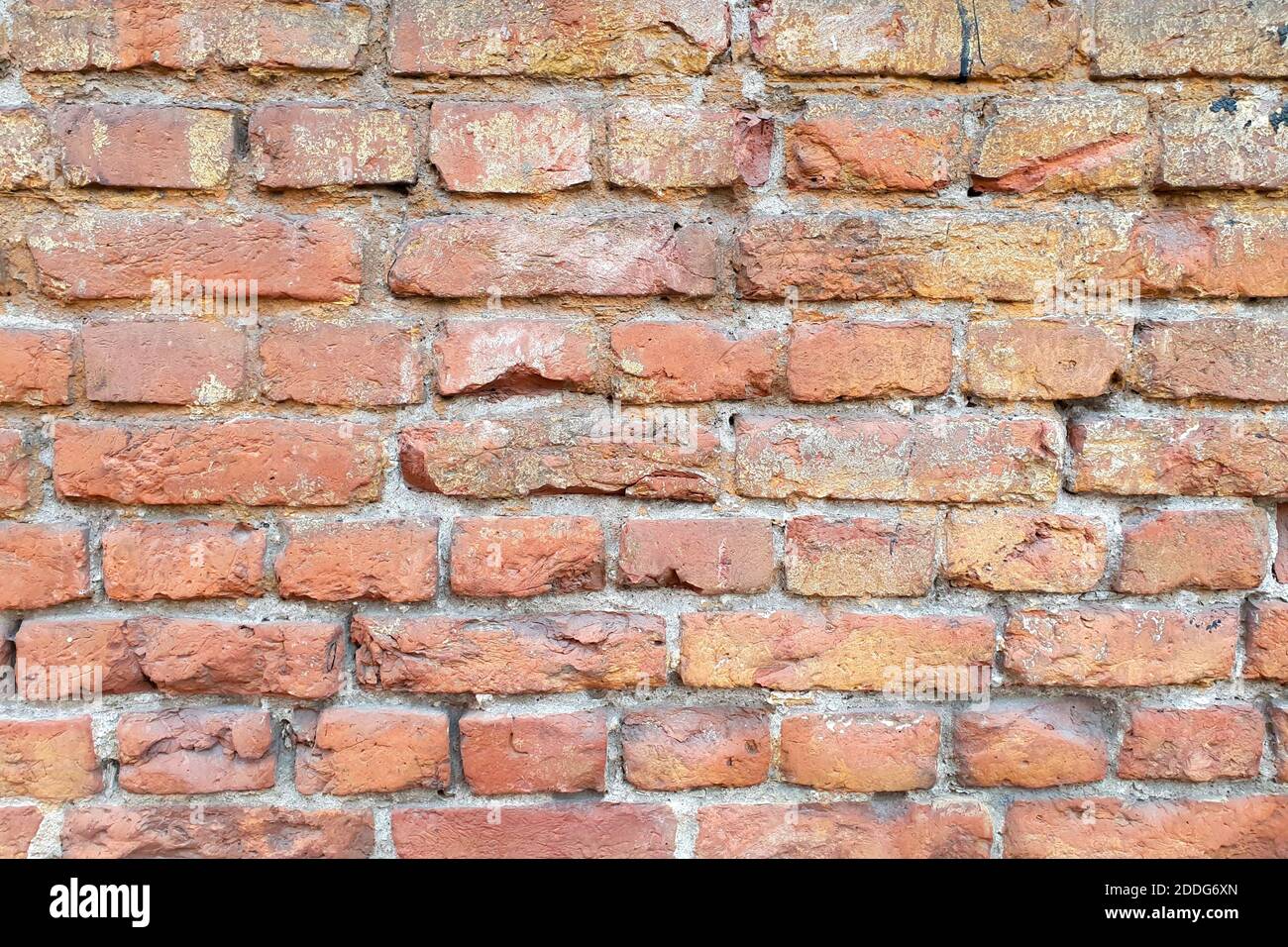 old red brick wall texture. Brick wall of historical bricks Stock Photo ...