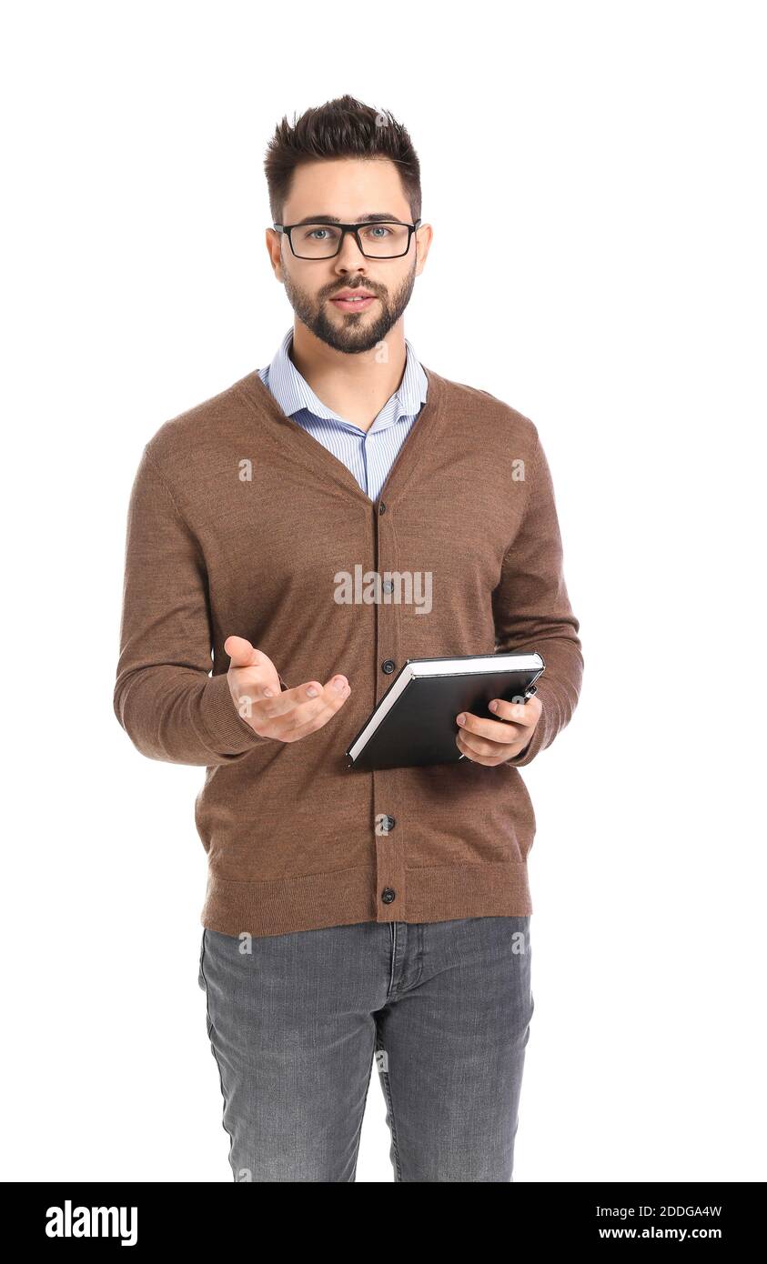 Psychologist young man patient Cut Out Stock Images & Pictures - Alamy