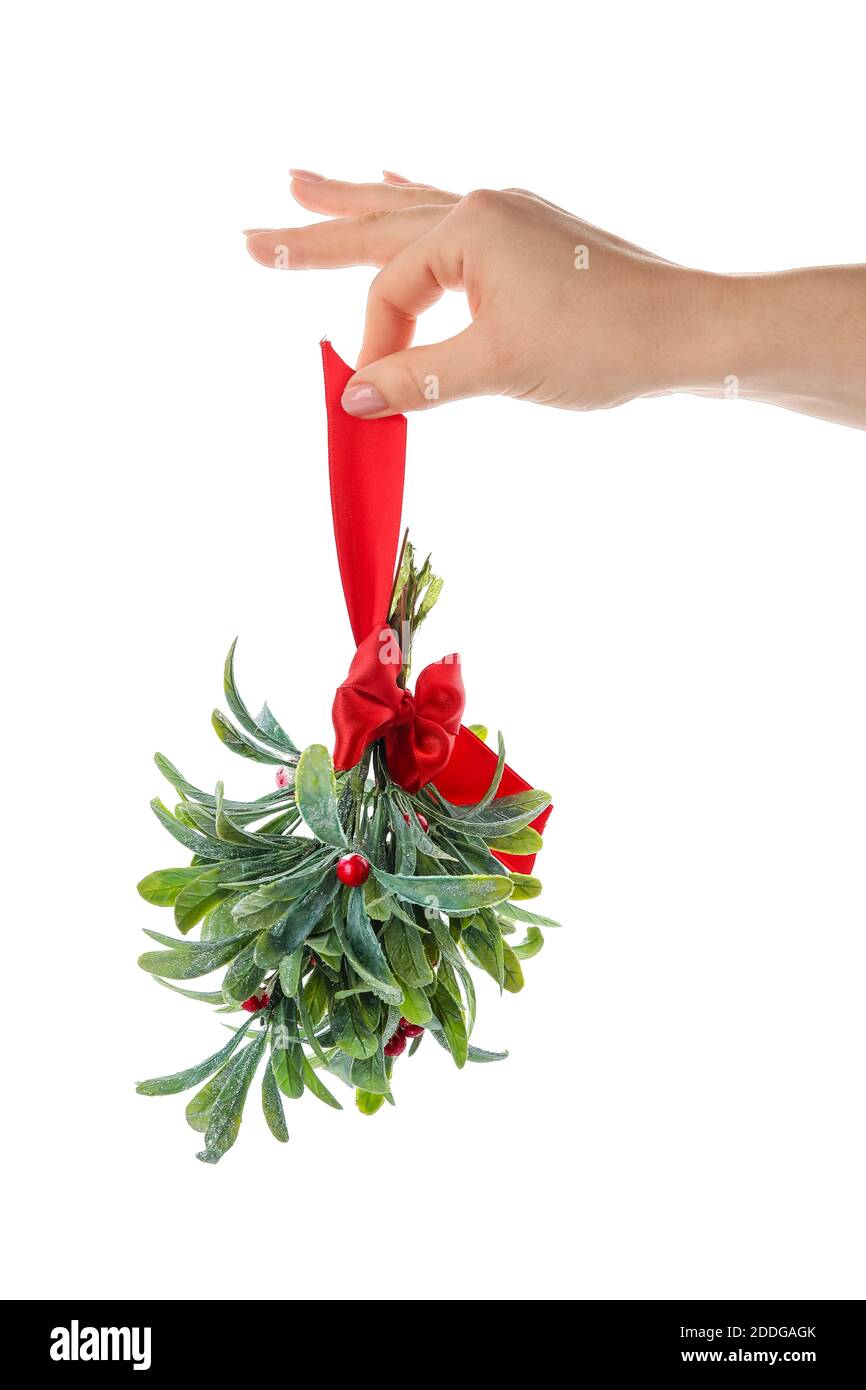 Hand tied mistletoe hi-res stock photography and images - Alamy