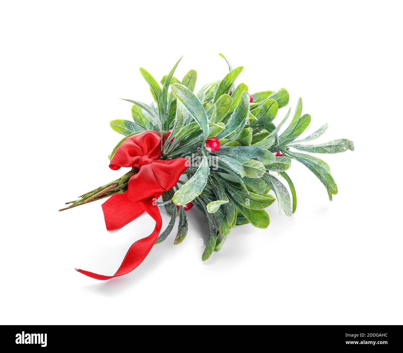 Mistletoe berries red color Cut Out Stock Images & Pictures - Alamy