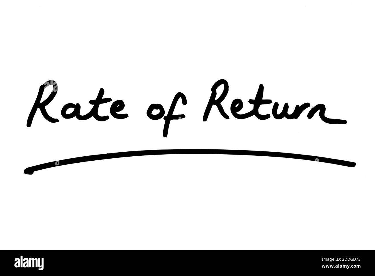 Rate of return hi-res stock photography and images - Alamy