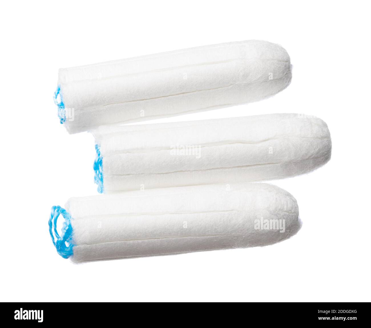 Female medical tampons isolated on white background Stock Photo - Alamy
