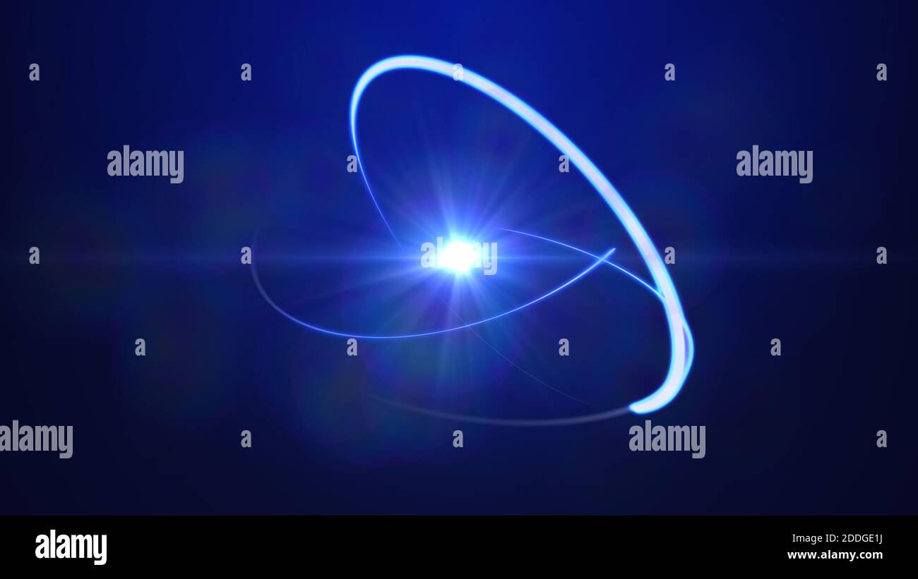 Letter neutron symbol design hi-res stock photography and images - Alamy