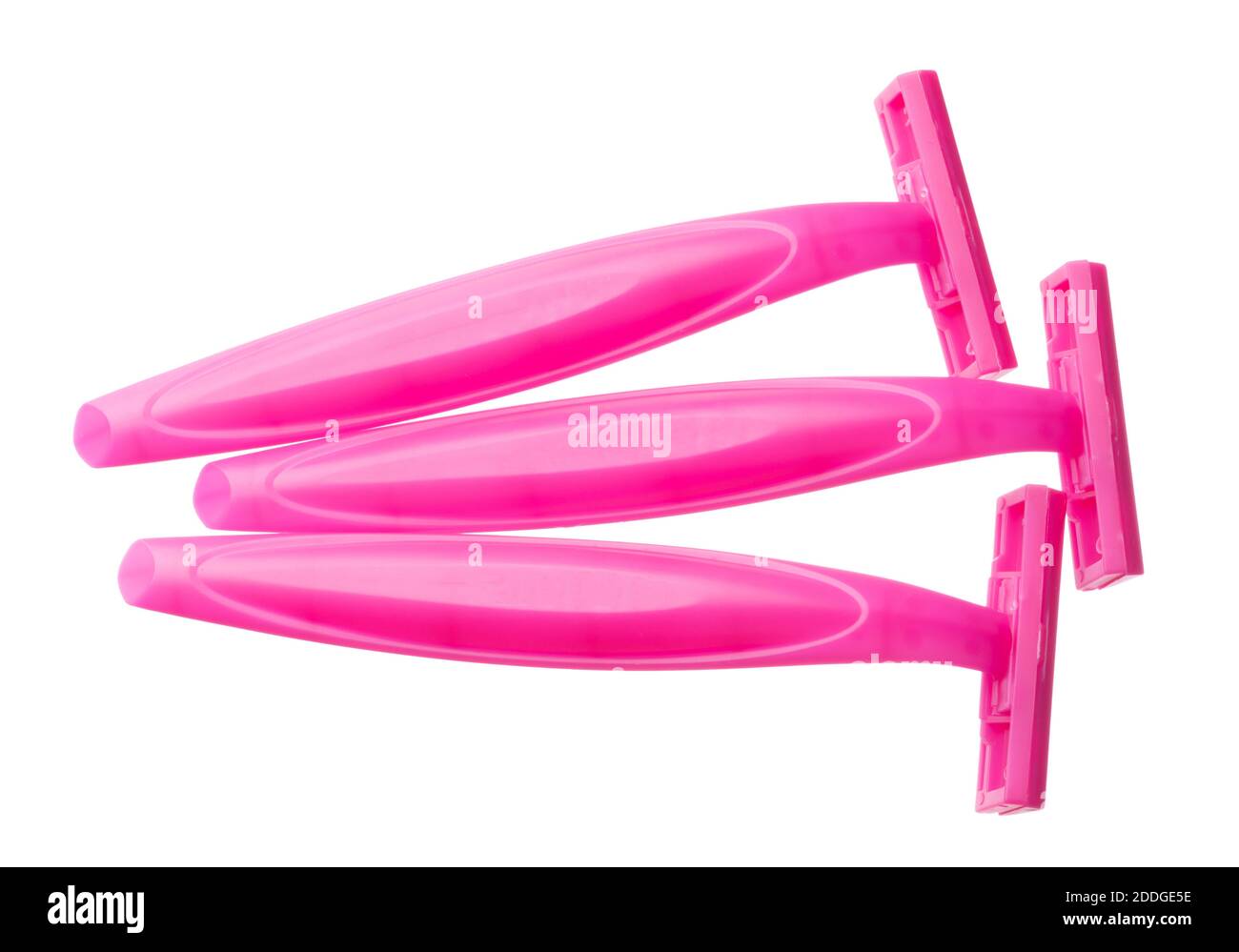 Female pink razor shaver isolated on white background Stock Photo - Alamy
