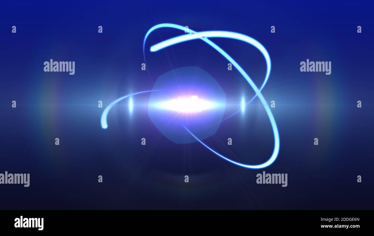 Letter neutron symbol design hi-res stock photography and images - Alamy