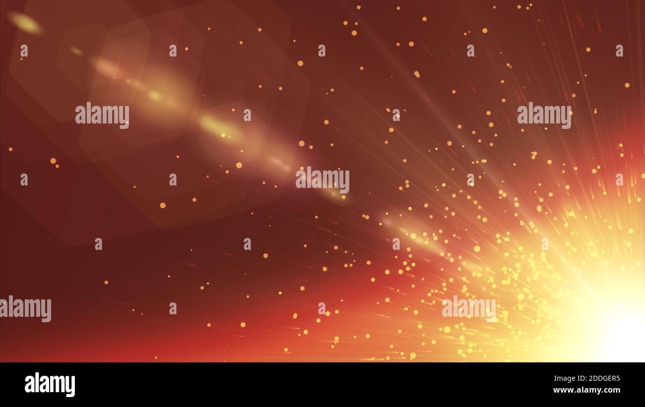 fire burning red hot sparks, render illustration Stock Photo - Alamy
