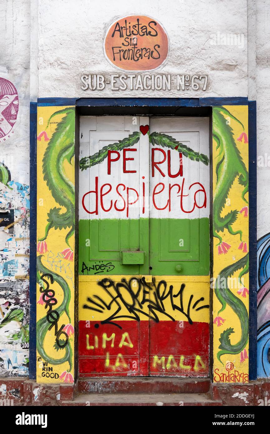 Colorful doors and walls abound in the Bohemian neighborhood of ...
