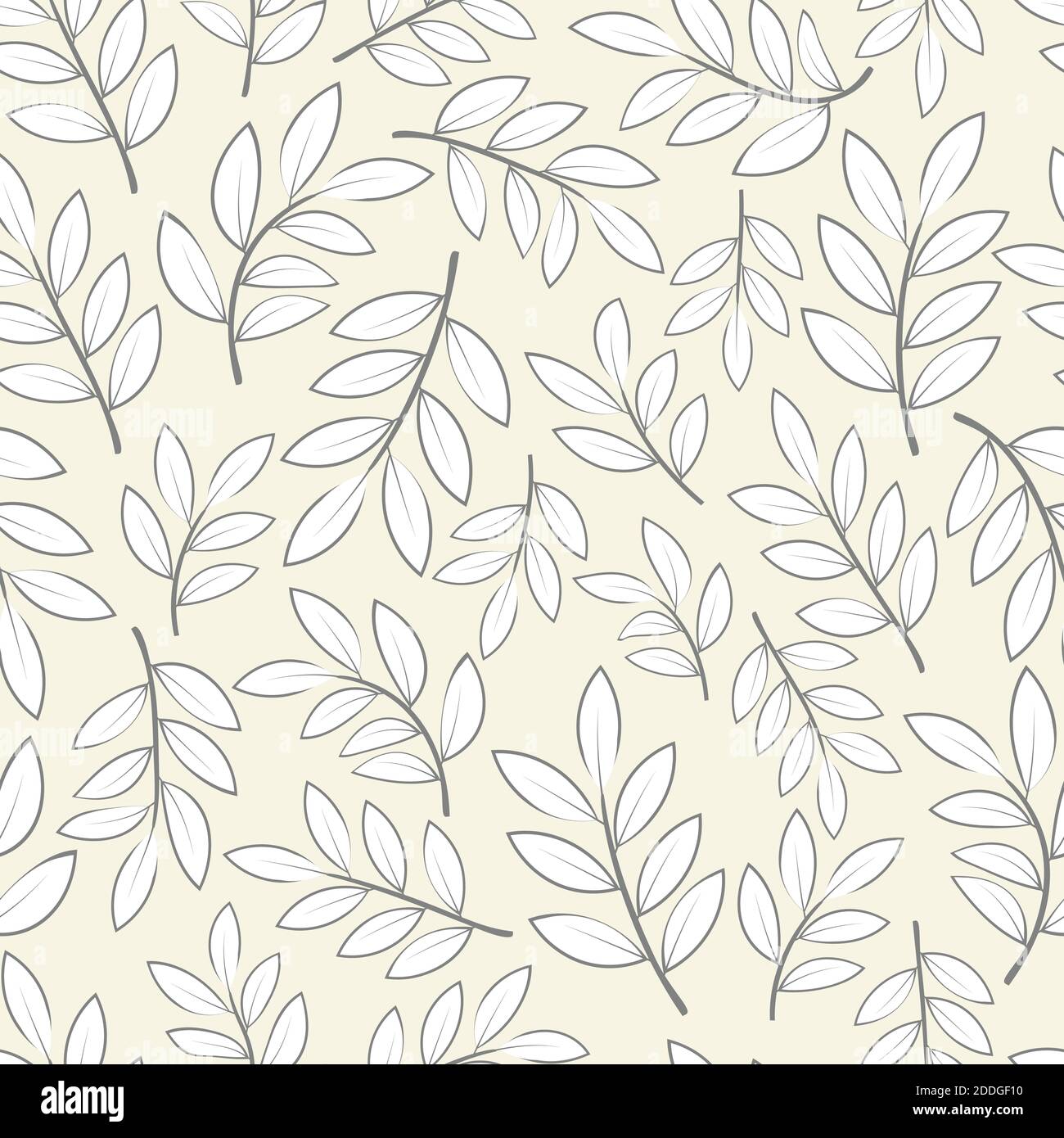 Elegant trendy ditsy foliage texture vector repeating pattern of ...