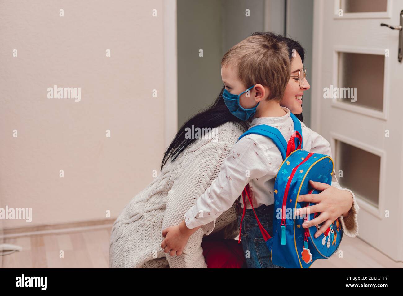 A child leaving from school Stock Photo - Alamy