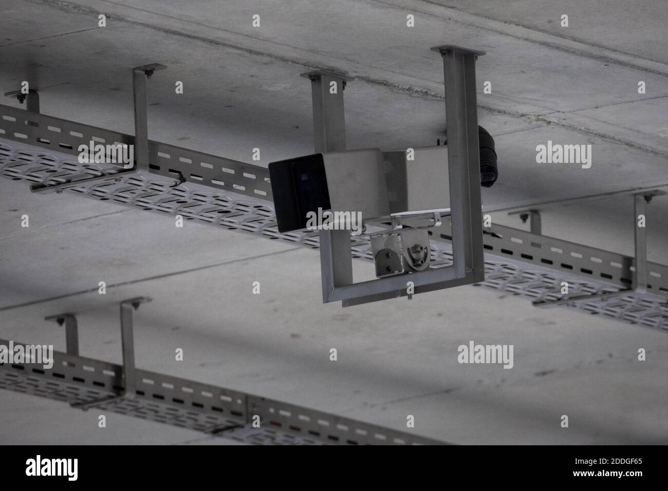Hamburg, Germany. 25th Nov, 2020. Surveillance cameras can be seen on ...