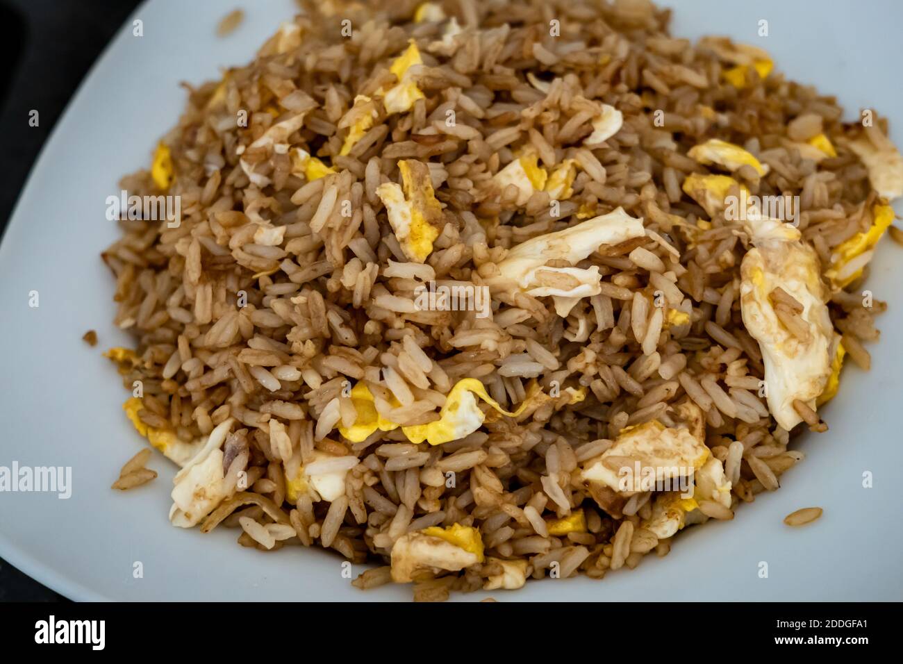 Chinese-Peruvian (chifa) fried rice is a favorite throughout Peru Stock ...