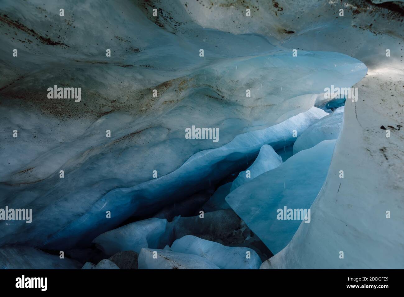 Glacier close up. Blue ice in mountains. Ice textures Stock Photo - Alamy