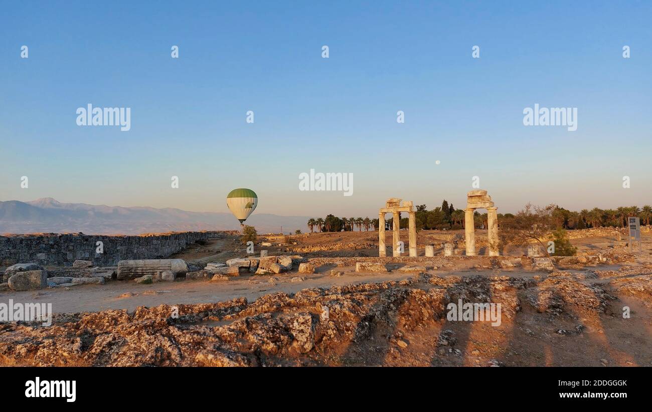 Ruins of the ancient city of Hieropolis in Turkey Stock Photo - Alamy