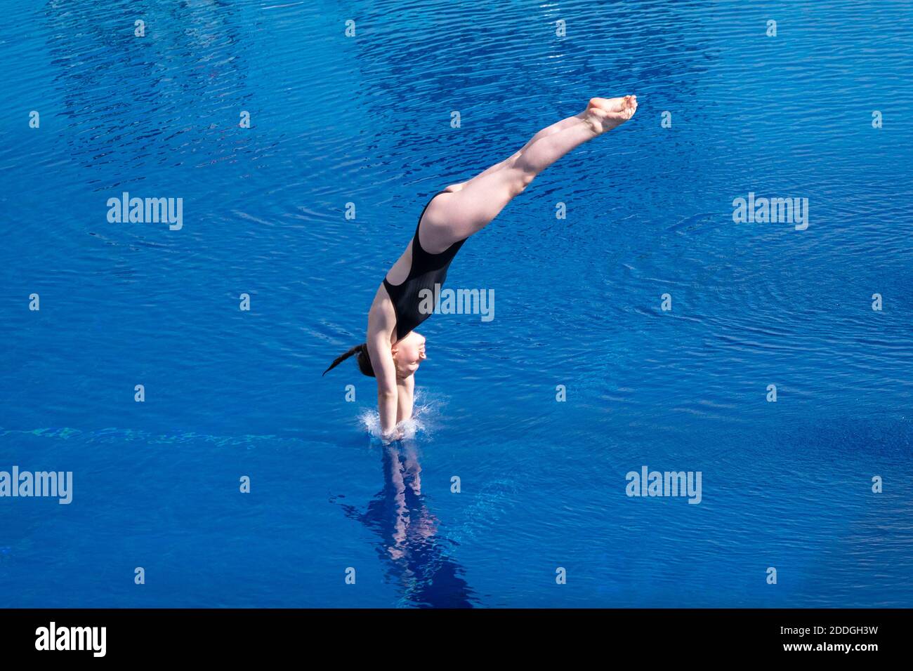 Springboard, Platform Diving Stock Photo - Alamy