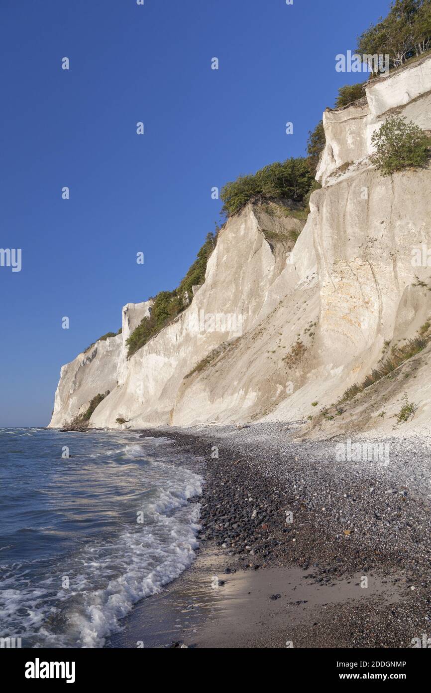 geography / travel, Denmark, Zealand, isle Mon, chalk cliff near Cliffs ...