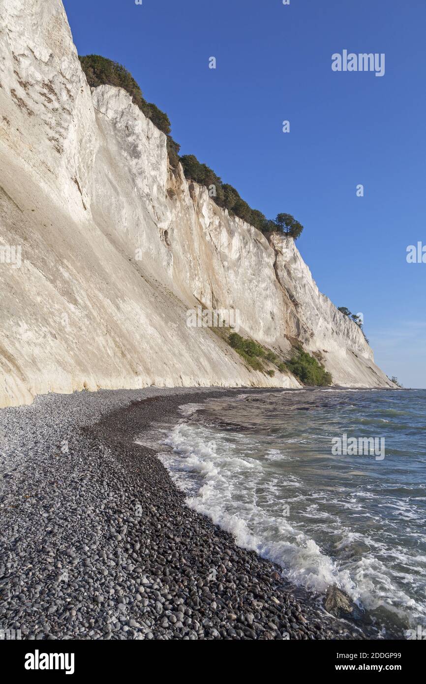 geography / travel, Denmark, Zealand, isle Mon, chalk cliff near Cliffs ...